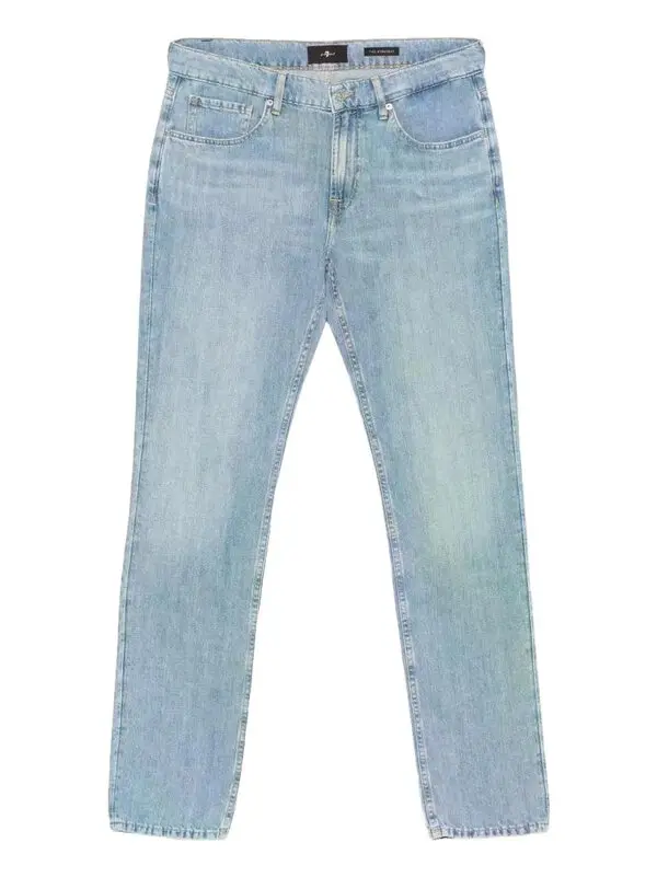 7 For All Mankind Straight Leg Jeans - Blue