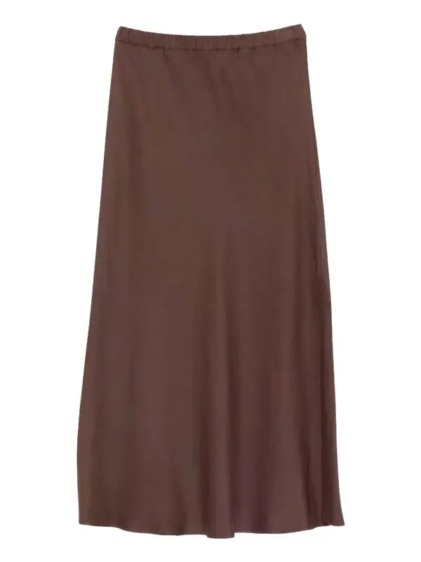 Antonelli Firenze Ilda A-line Midi Skirt - Brown