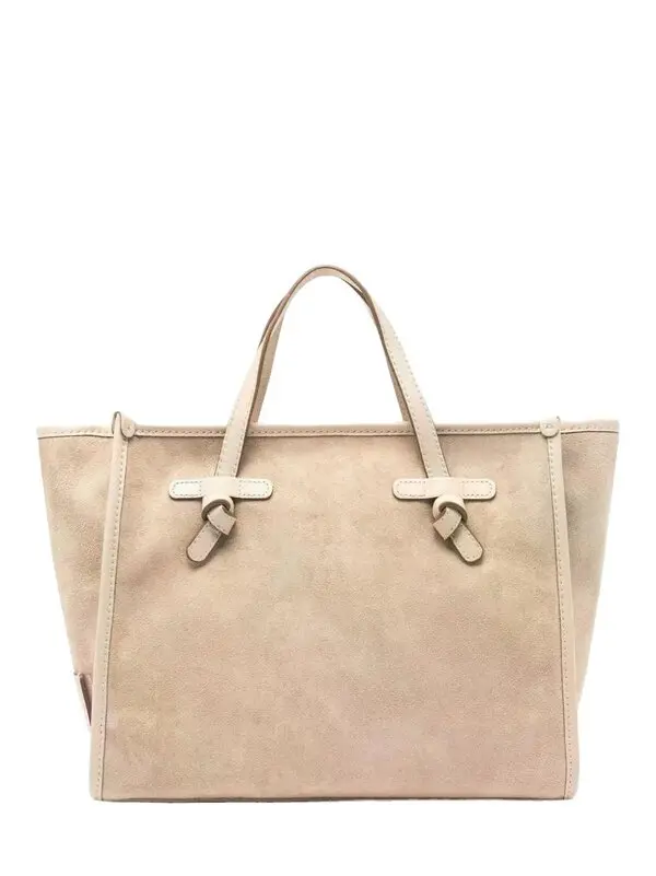GIANNI CHIARINI Miss Marcella 32 Contrast Trim Tote Bag - Neutrals