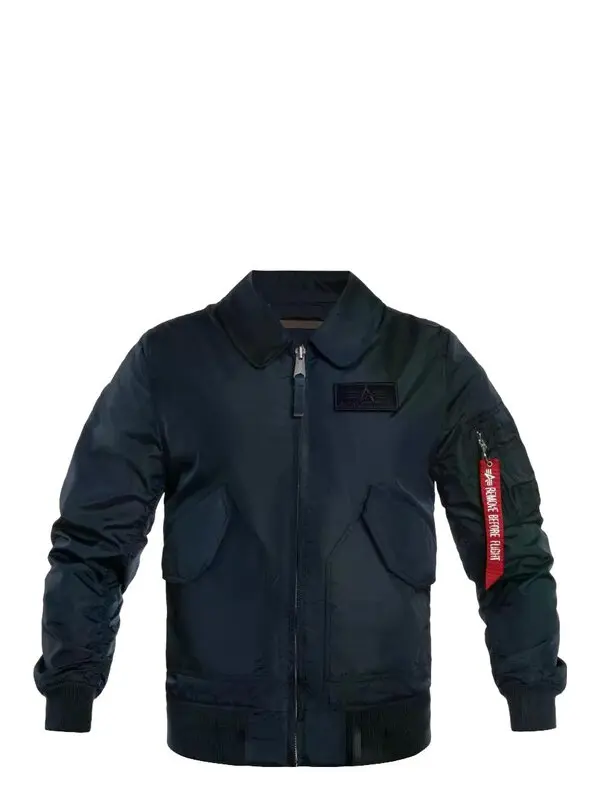 Alpha Industries Long-sleeved Bomber Jacket - Blue