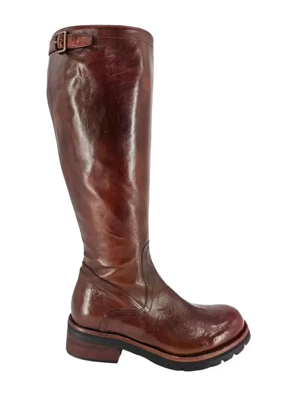 MADISON.MAISON Leather Knee-high Boots - Brown
