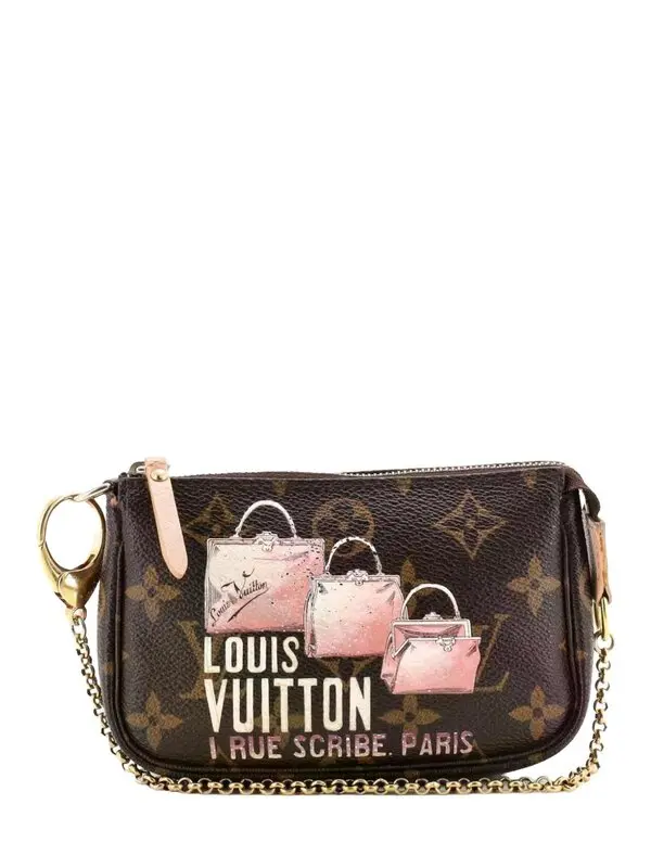 LOUIS VUITTON Pochette Accessoires Limited Edition Monogram - Brown