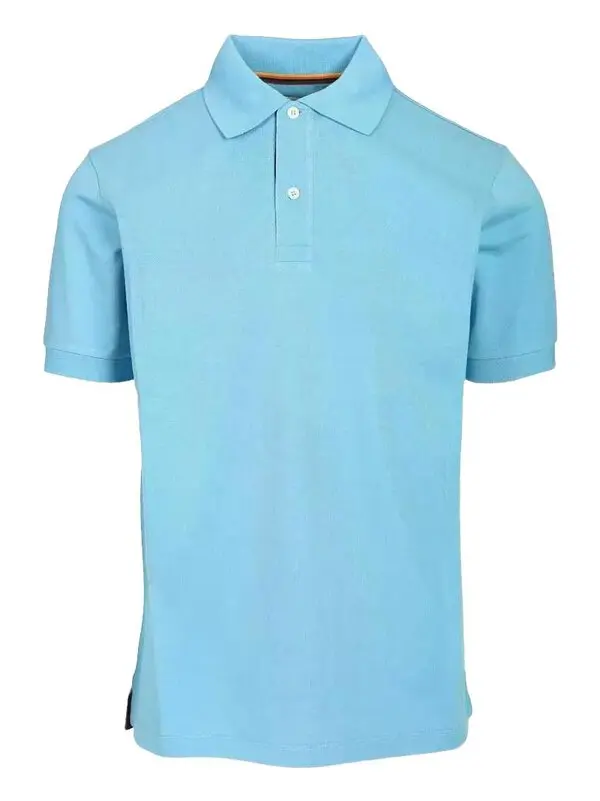 Paul Smith Artist Stripe Polo Shirt - Blue