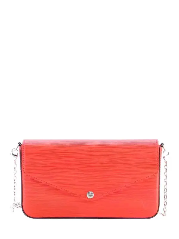LOUIS VUITTON Felicie Pochette Epi Leather Crossbody Bag - Red