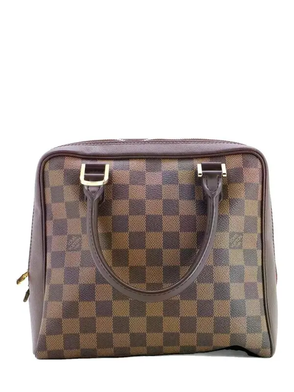 LOUIS VUITTON Brera Damier Satchel Handbag - Brown