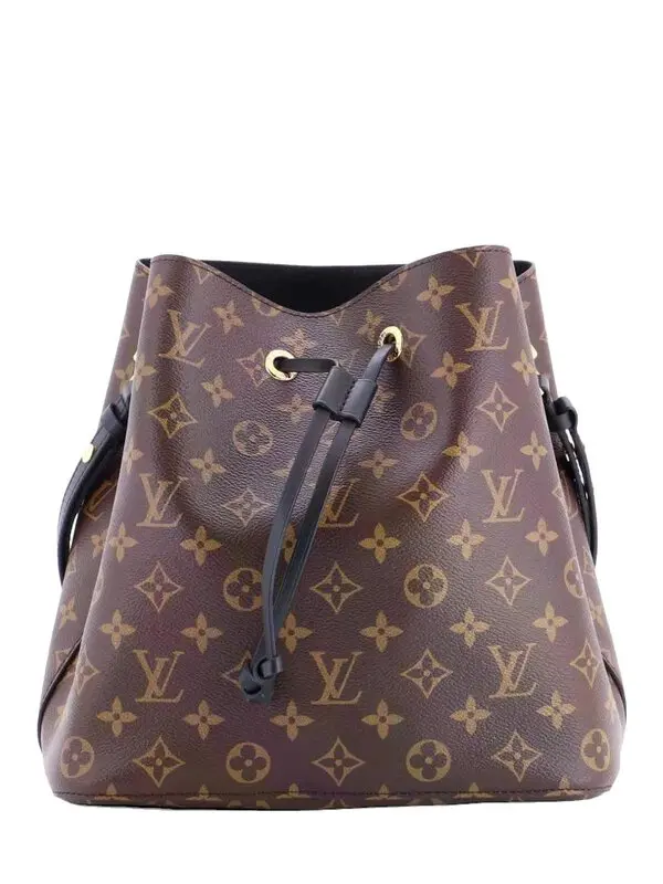 LOUIS VUITTON Néonoé Bucket Bag Monogram Canvas - Black
