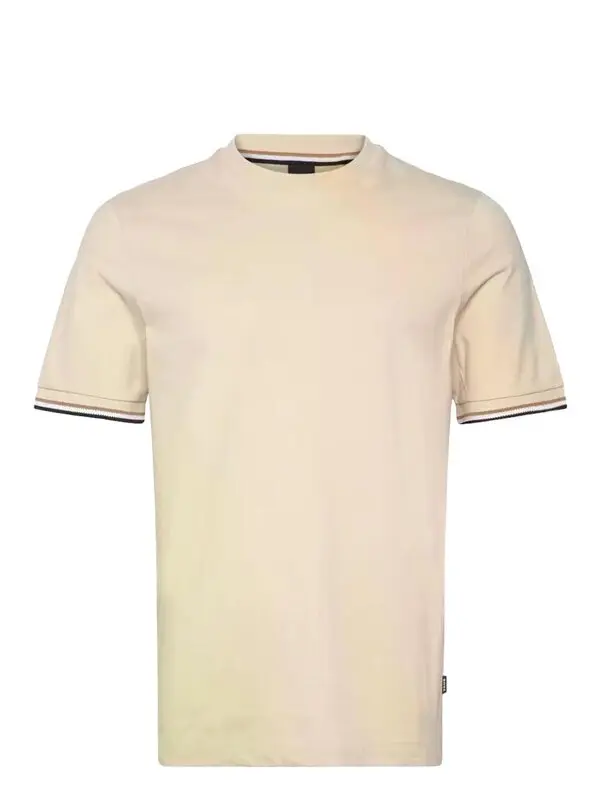 BOSS Cuffed Short-sleeve T-shirt - Neutrals