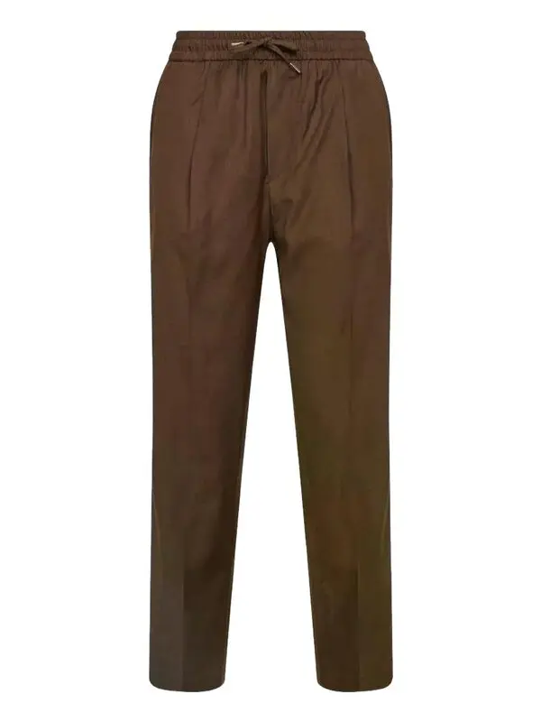 BRIGLIA 1949 Elasticated Trousers - Brown