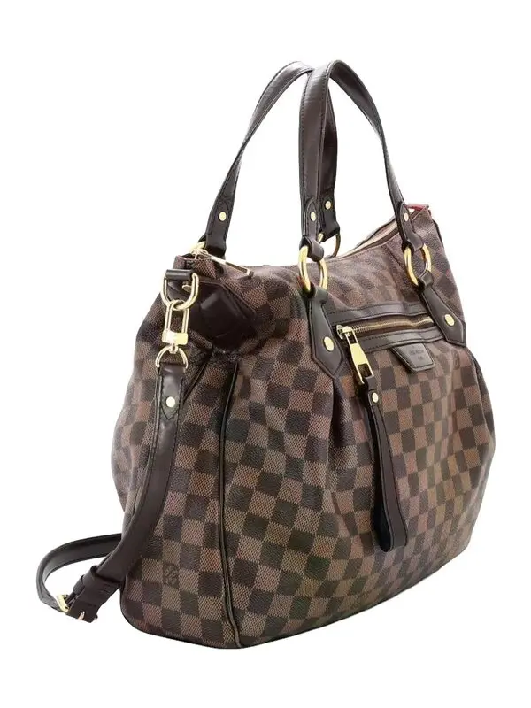 LOUIS VUITTON Evora Handbag Damier Mm - Brown
