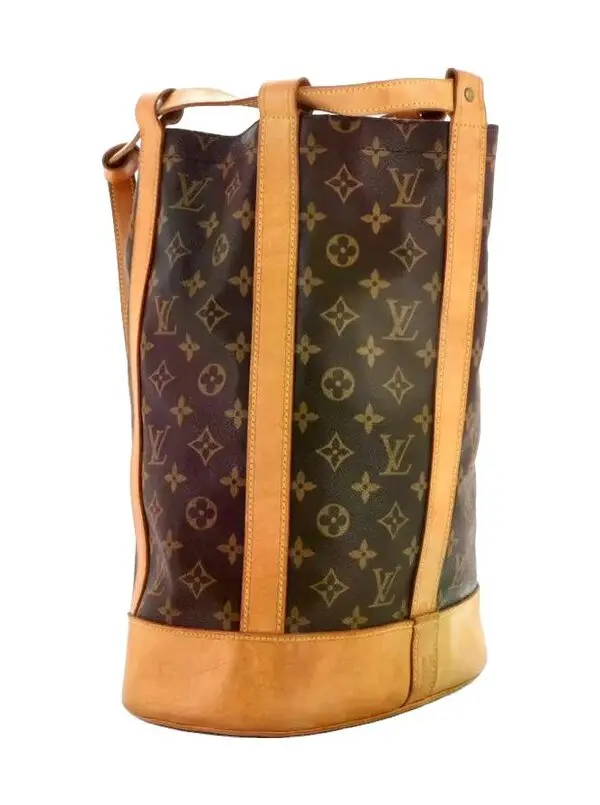 LOUIS VUITTON Randonnee Monogram Canvas Pm Backpack - Brown
