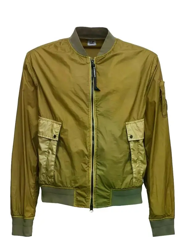 C.P. COMPANY Flap Pockets Button Jacket - Green