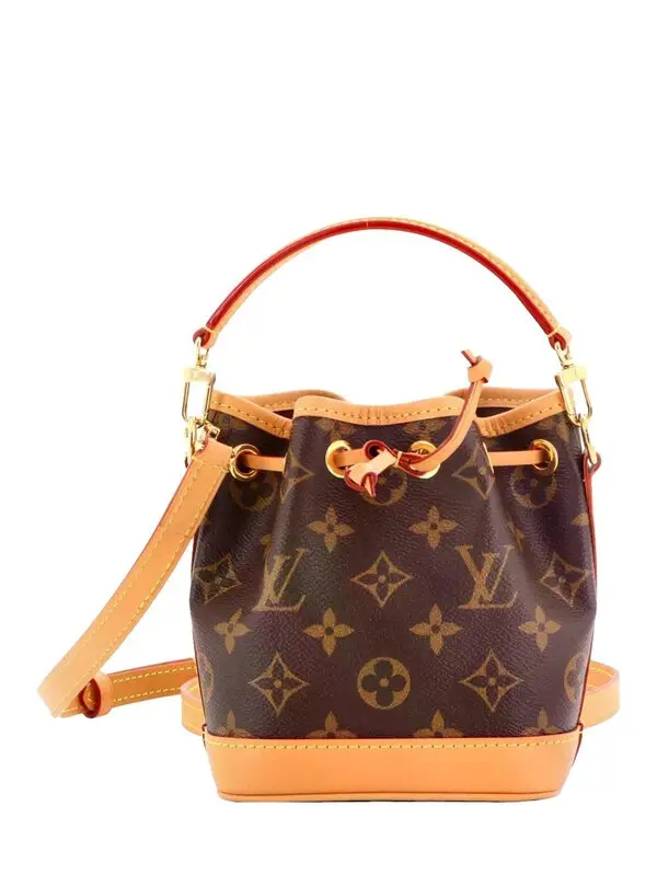 LOUIS VUITTON Noe Nm Handbag Monogram Canvas Nano - Brown