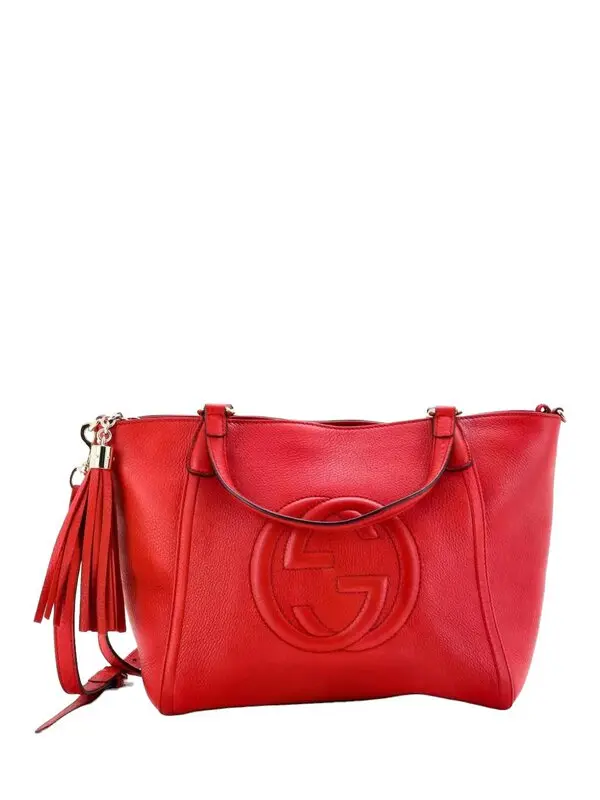 Gucci Soho Convertible Top Handle Satchel - Red