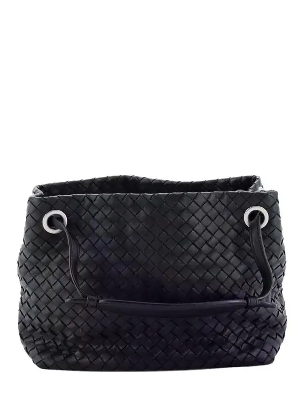 Bottega Veneta Bella Intrecciato Nappa Small Tote Bag - Black