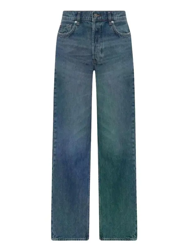 ANINE BING Bodhi Straight-leg Jeans - Blue