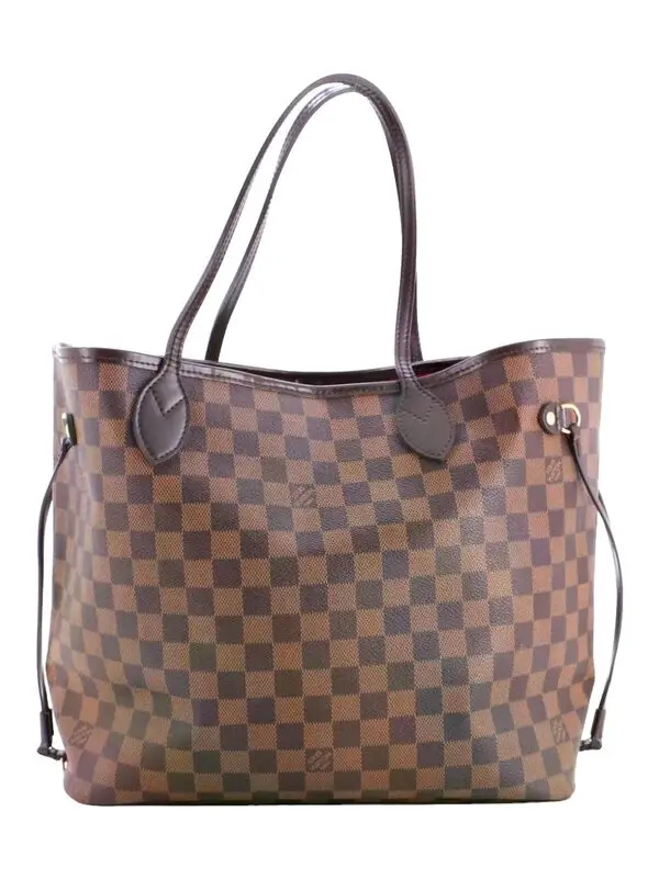 LOUIS VUITTON Neverfull Damier Mm Tote Bag - Brown