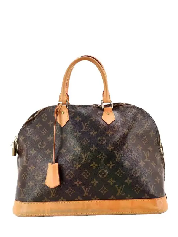 LOUIS VUITTON Alma Handbag Monogram Canvas Gm Satchel - Brown