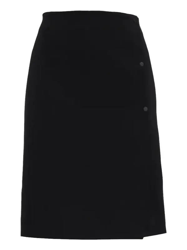 Proenza Schouler Knee-length Overlap Skirt - Black