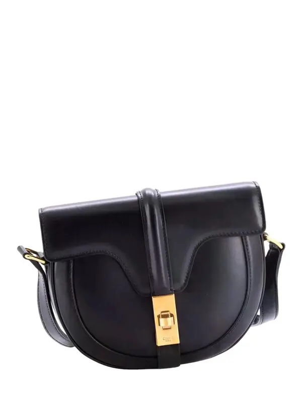 Celine Besace 16 Small Crossbody Bag - Black