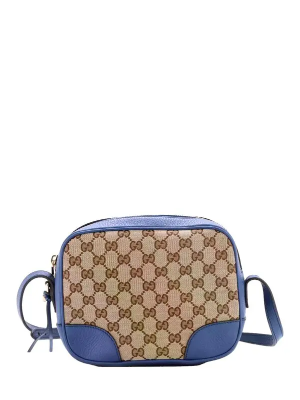 Gucci Bree Disco Gg Canvas Mini Crossbody Bag - Blue