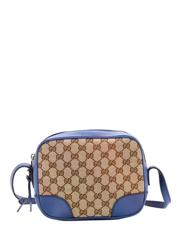 Gucci Bree Disco Gg Canvas Mini Crossbody Bag - Blue
