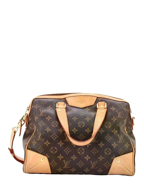 LOUIS VUITTON Retiro Handbag Monogram Canvas Pm Satchel - Brown