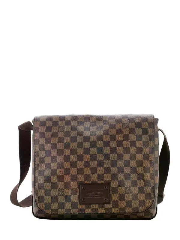LOUIS VUITTON Brooklyn Handbag Damier Mm - Brown