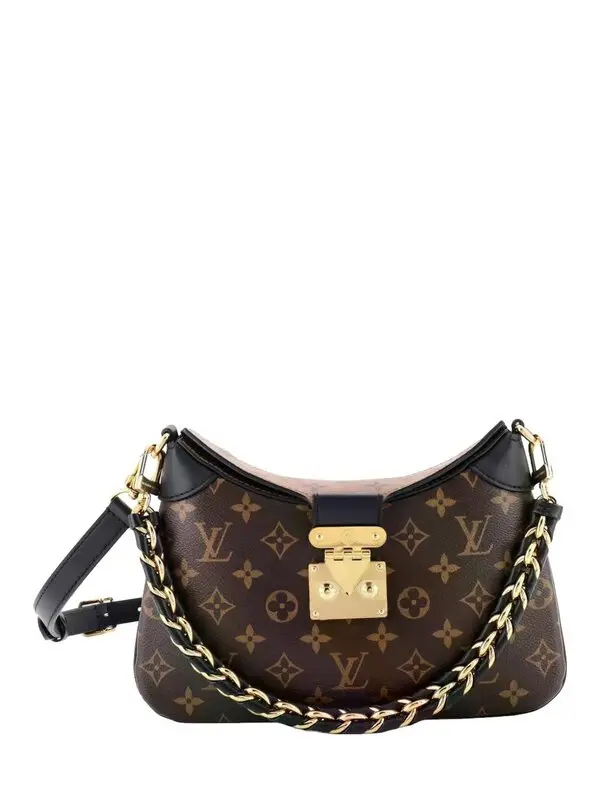 LOUIS VUITTON Twinny Handbag Monogram Canvas - Black