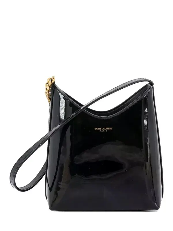 Saint Laurent Rendez-vous Patent Mini Shoulder Bag - Black