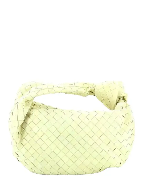 Bottega Veneta Jodie Intrecciato Teen Hobo Bag - Yellow