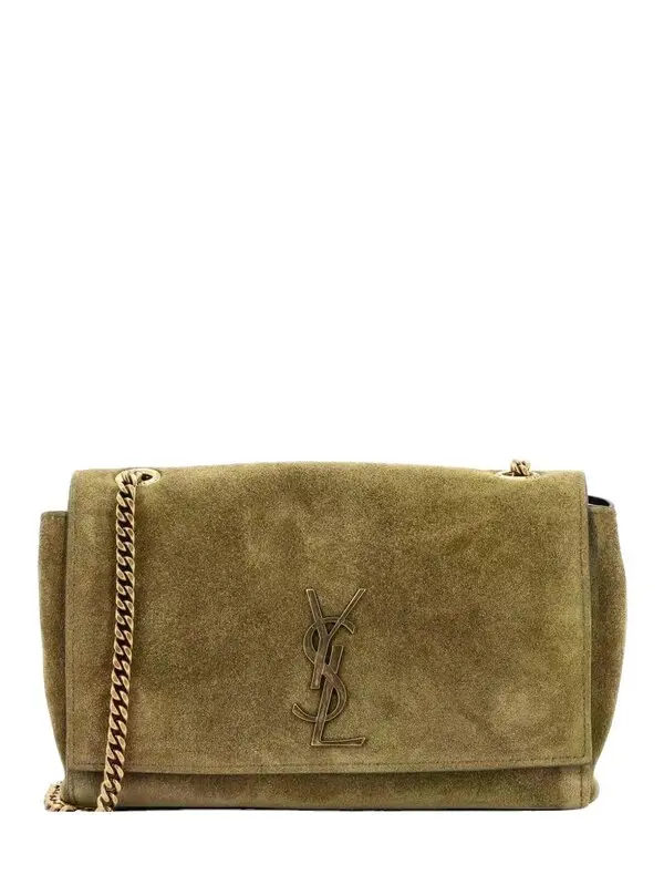 Saint Laurent Classic Monogram Reversible Shoulder Bag - Green