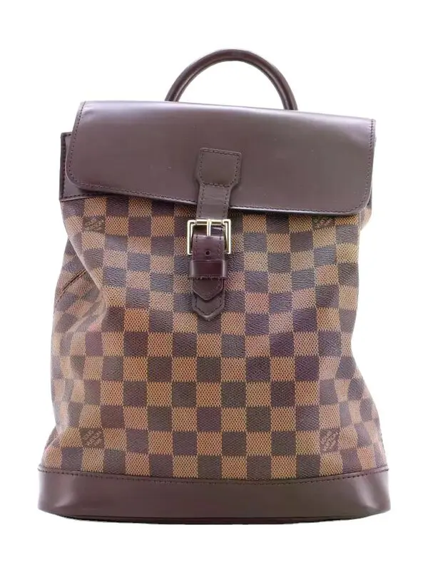 LOUIS VUITTON Soho Damier Backpack - Brown