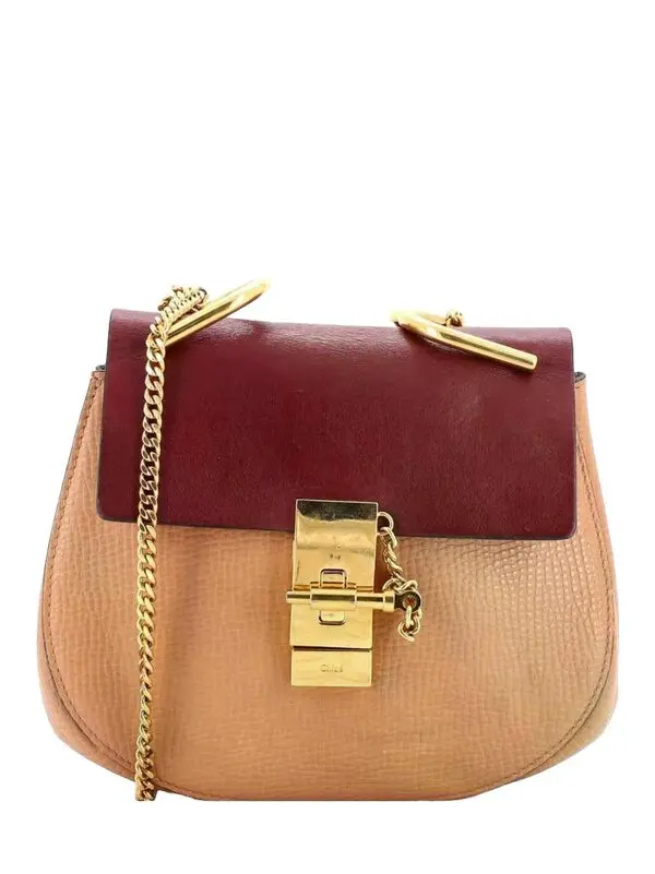 Chloé Drew Leather Mini Crossbody Bag - Multicolour