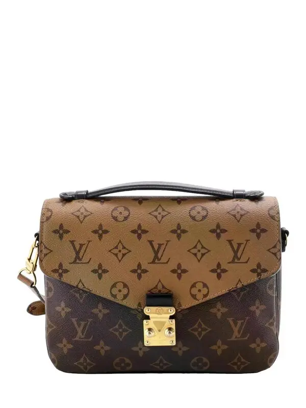 LOUIS VUITTON Pochette Metis Reverse Monogram Canvas Crossbody Bag - Brown