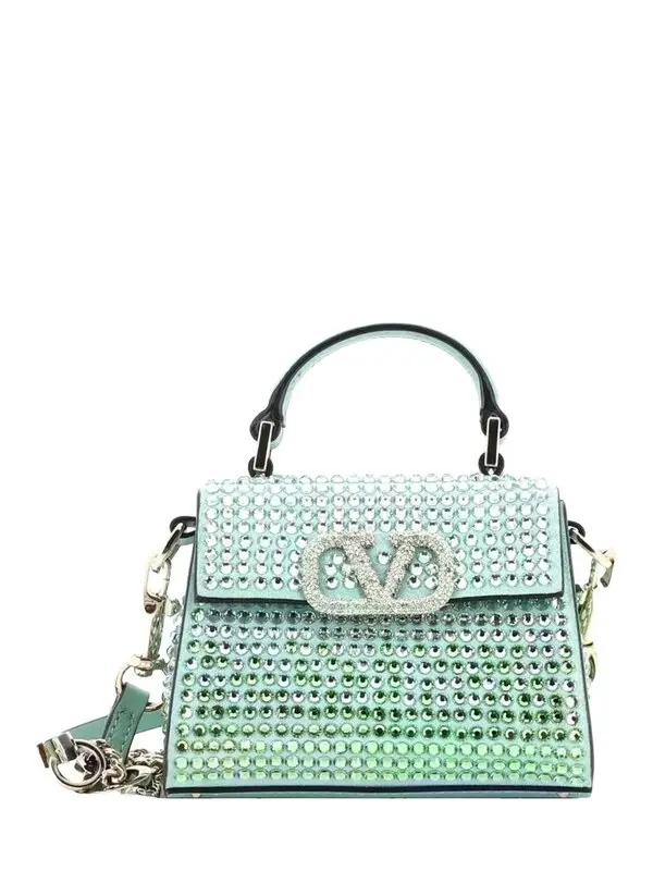 Valentino Garavani V Sling Top Handle Micro Satchel - Green