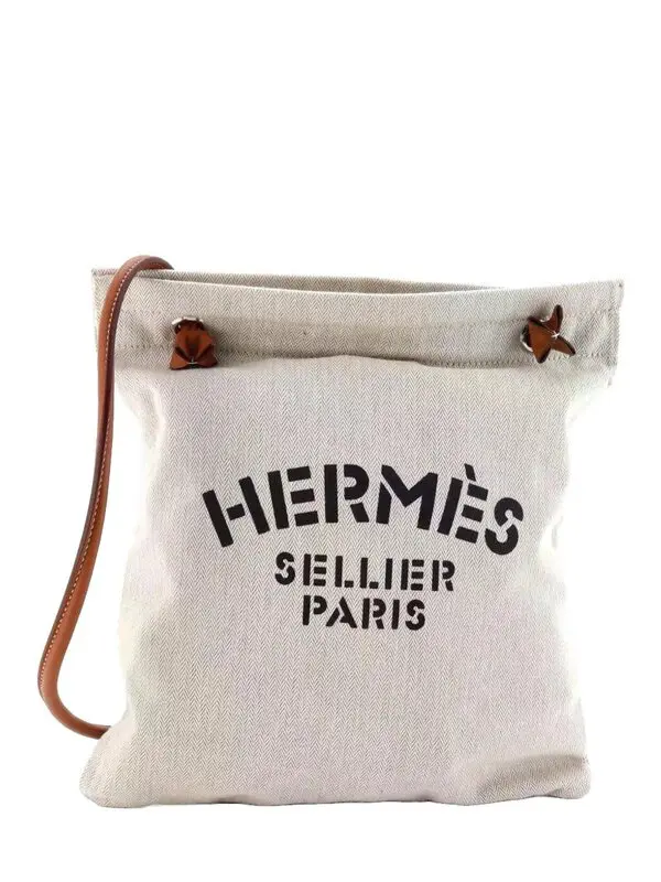 Hermès Aline Toile Mm Crossbody Bag - Neutrals