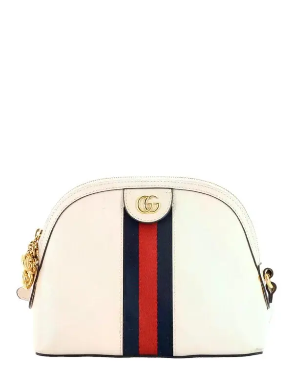 Gucci Ophidia Dome Small Shoulder Bag - White