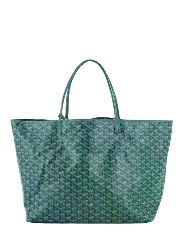 Goyard Saint Louis Gm Coated Canvas Tote Bag - Green