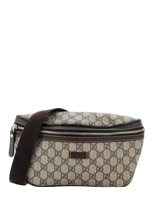 Gucci Gg Coated Canvas Belt Bag - Brown