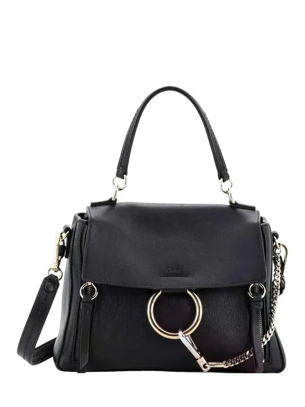 Chloé Faye Day Leather Small Satchel - Black