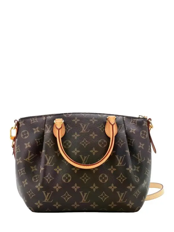 LOUIS VUITTON Turenne Handbag Monogram Canvas Pm - Brown