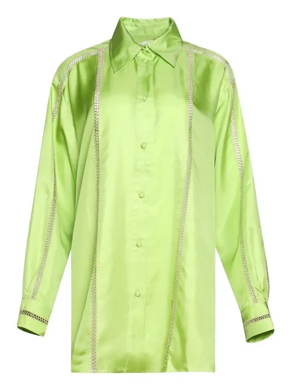 DIOTIMA Bridgetown Silk Shirt - Green