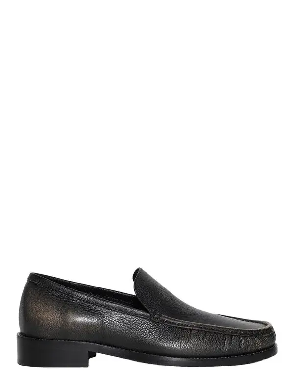 Acne Studios Leather Loafers - Beige