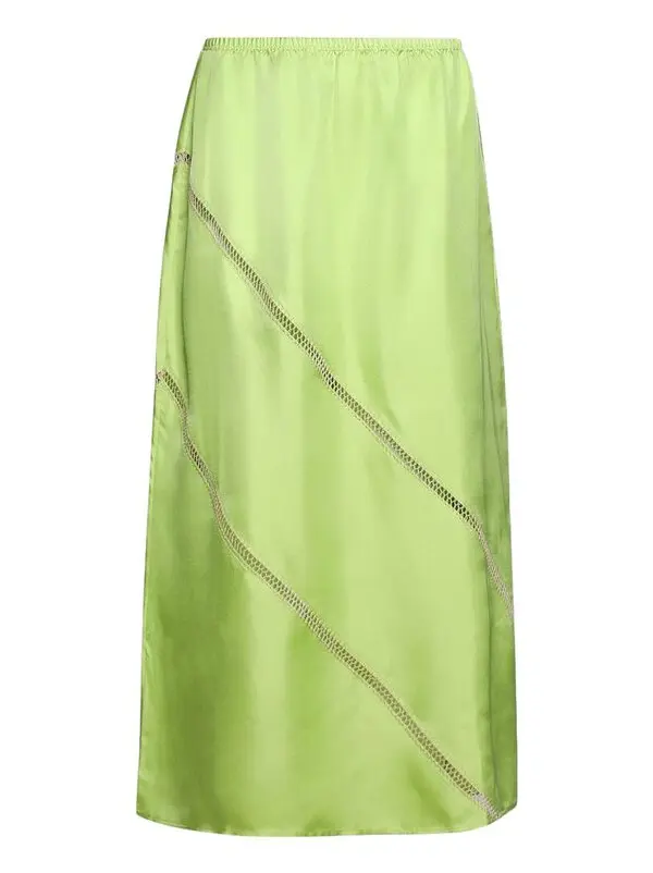 DIOTIMA Tobago Silk Skirt - Green
