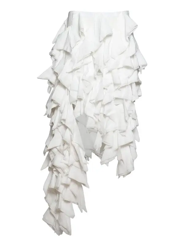 DIOTIMA Handkerchief Hem Skirt - White