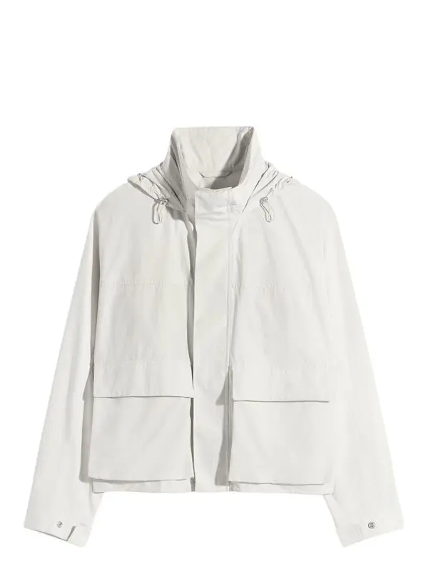 LEMAIRE Short Rain Parka - Ivory