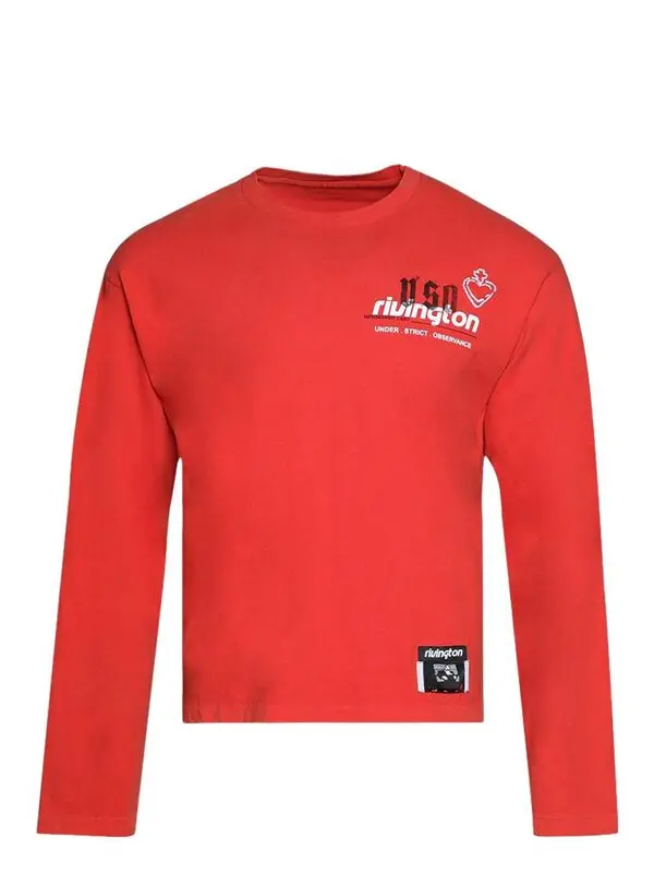 RIVINGTON ROI REBIS Membership Uso Long Sleeve Tee - Red