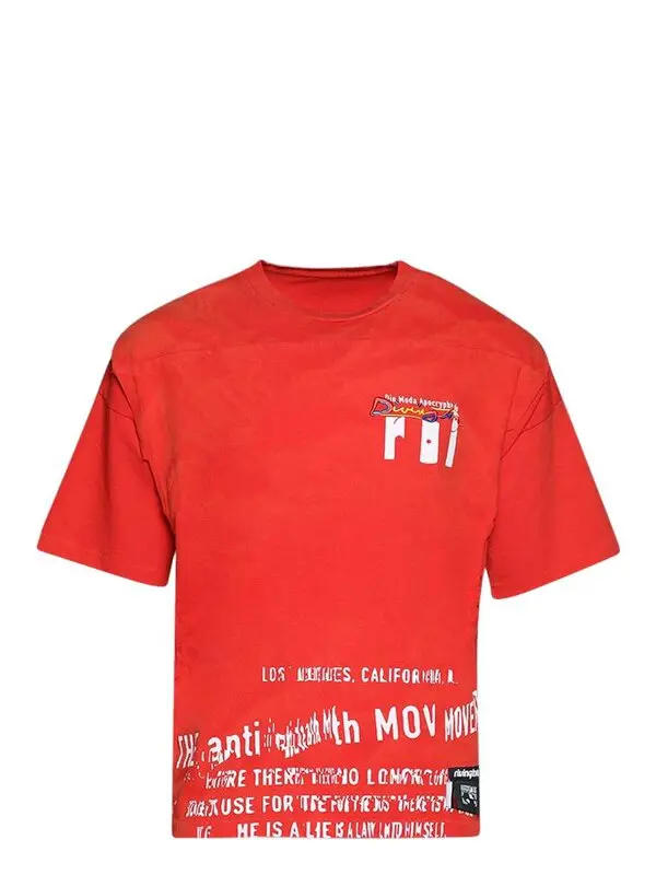 RIVINGTON ROI REBIS Moda Apocrypha Quad Tee - Red