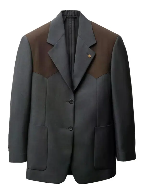 Versace Wool Blazer - Grey