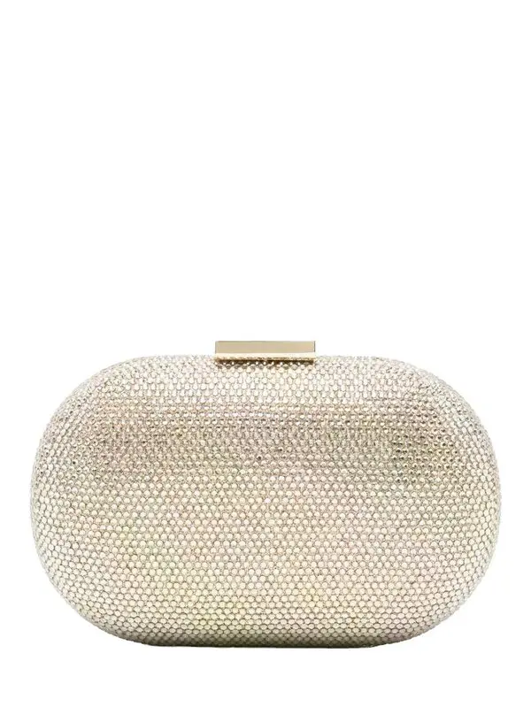 TWENTY FOURHAITCH Embellished Clutch - Gold